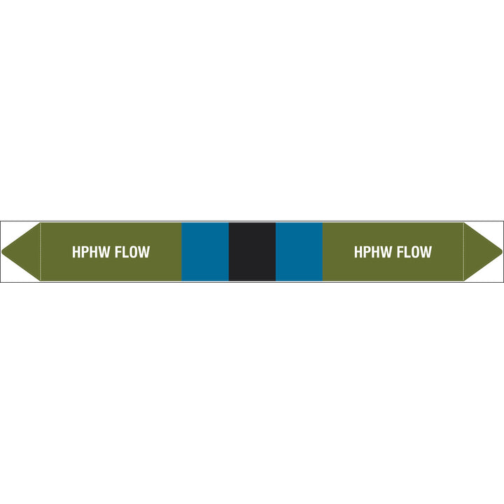 British Standard Pipe Markers - HPHW Flow - BS1710 – Pipemarking